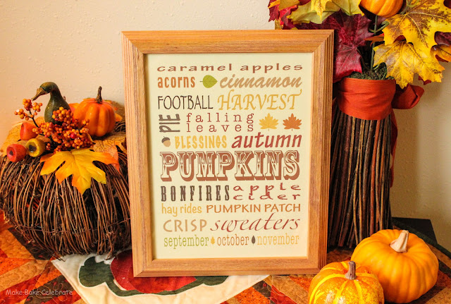 MBC: Fall Subway Art {FREE printable}