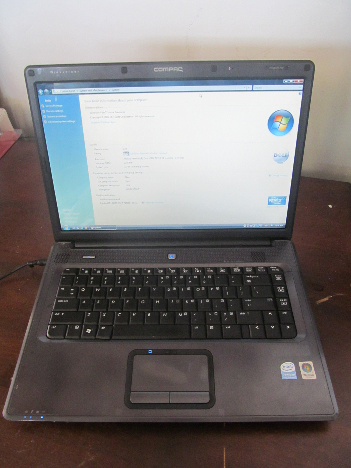 COMPUTER SALE 954 274 0212: 15.4" Laptop Compaq Presario C700 intel ...