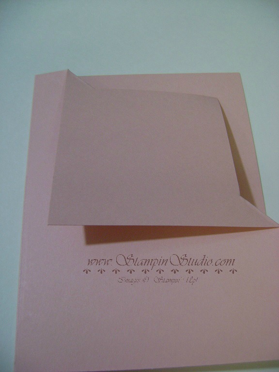 Corner Flip Card - Stampin' Studio