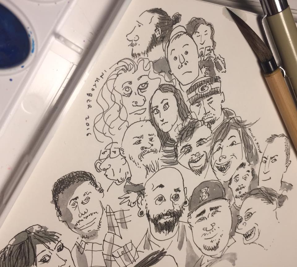 Mike Lynch Cartoons: Inktober 2016: Another Dozen Sketches