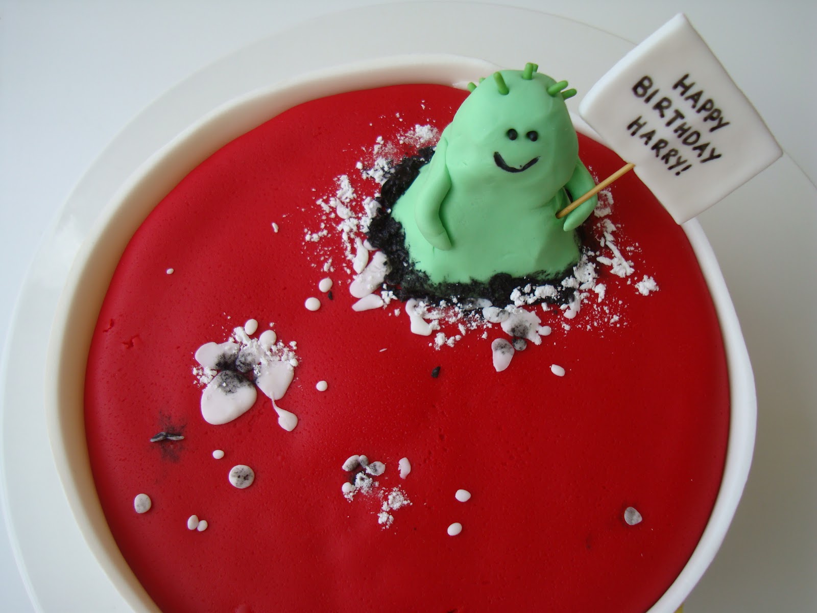 blissful brownies: Microbiologist Cake