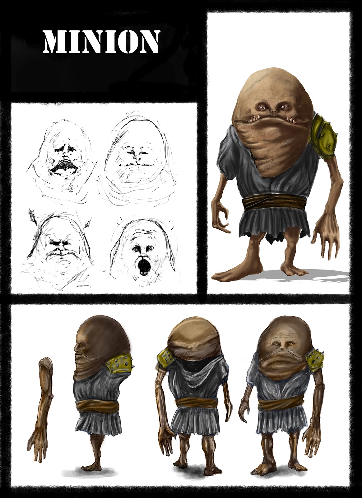 The Art Of Saul: Minion Model Sheet