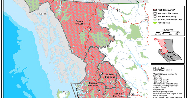 North Coast Review: Open Fire Ban now in effect across NorthWest BC