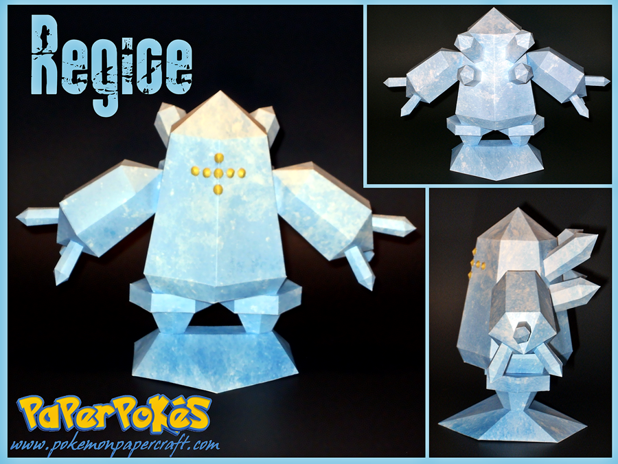 PaperPokés - Pokémon Papercraft: REGICE
