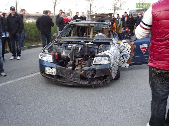 La coctelera de Caronte: Audi Rat Rod de dudoso gusto