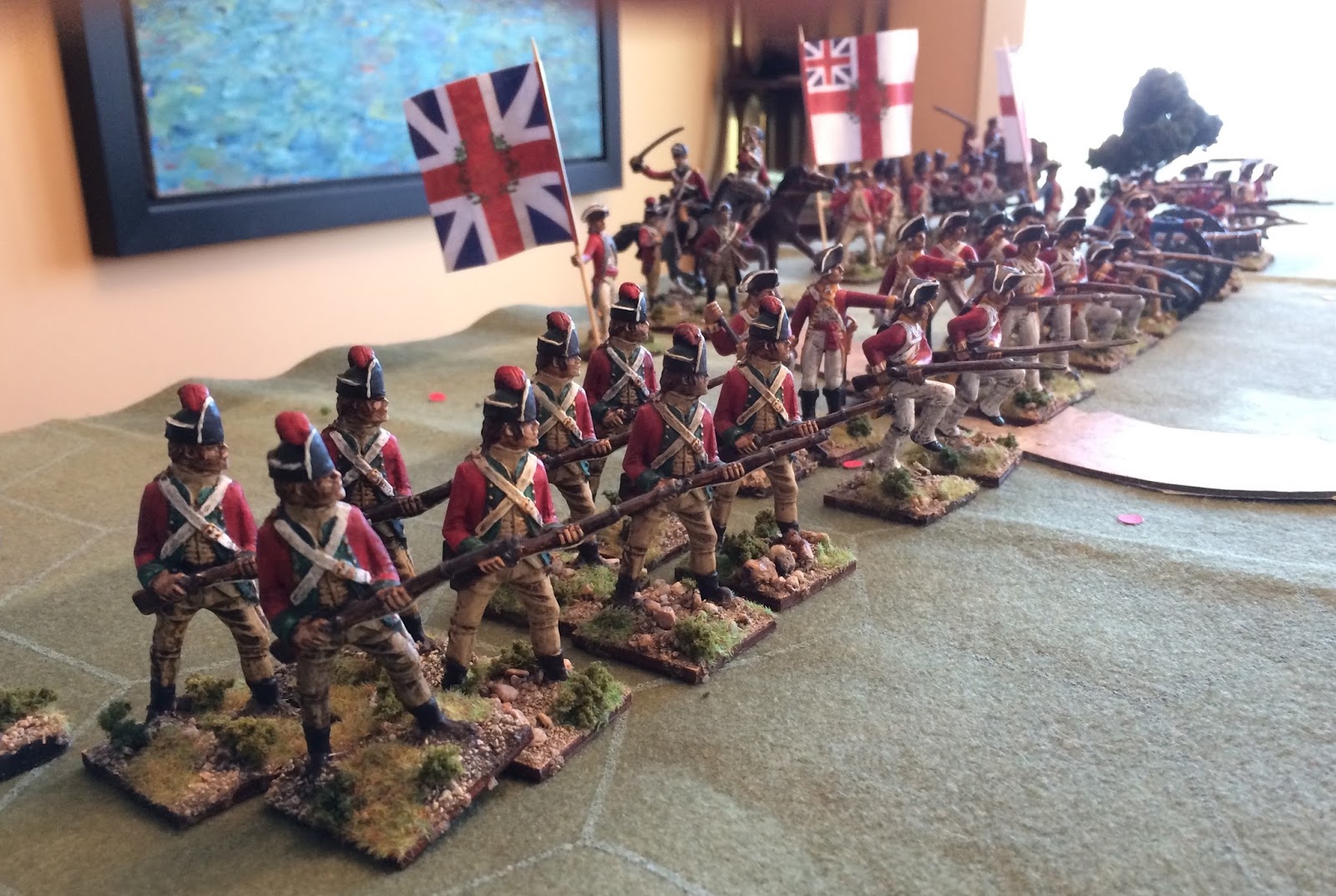 Bob's Miniature Wargaming Blog: Guilford Courthouse in 54mm
