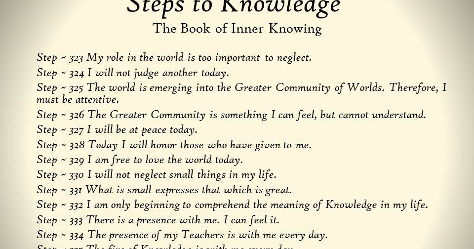 Steps to Knowledge: The Book of Inner Knowing ~ Spiritual Practices ...