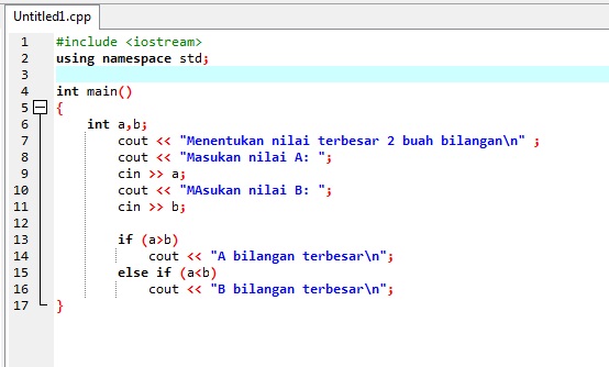 Tugas Pertama C++