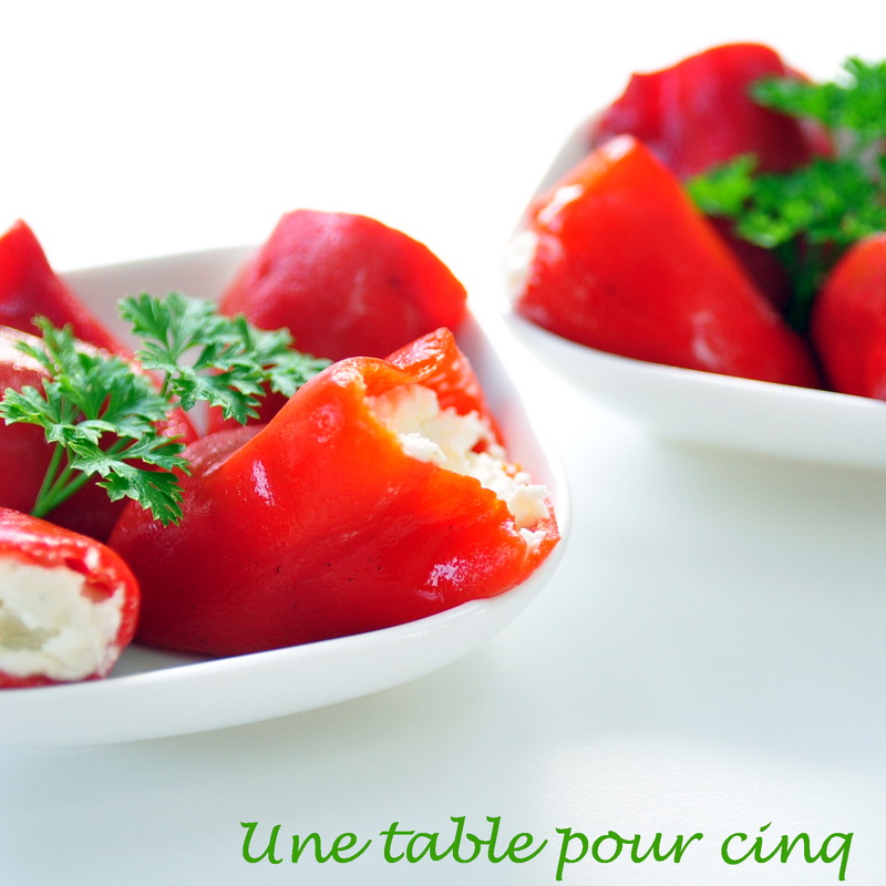 Une table pour cinq: Piquillos farcis