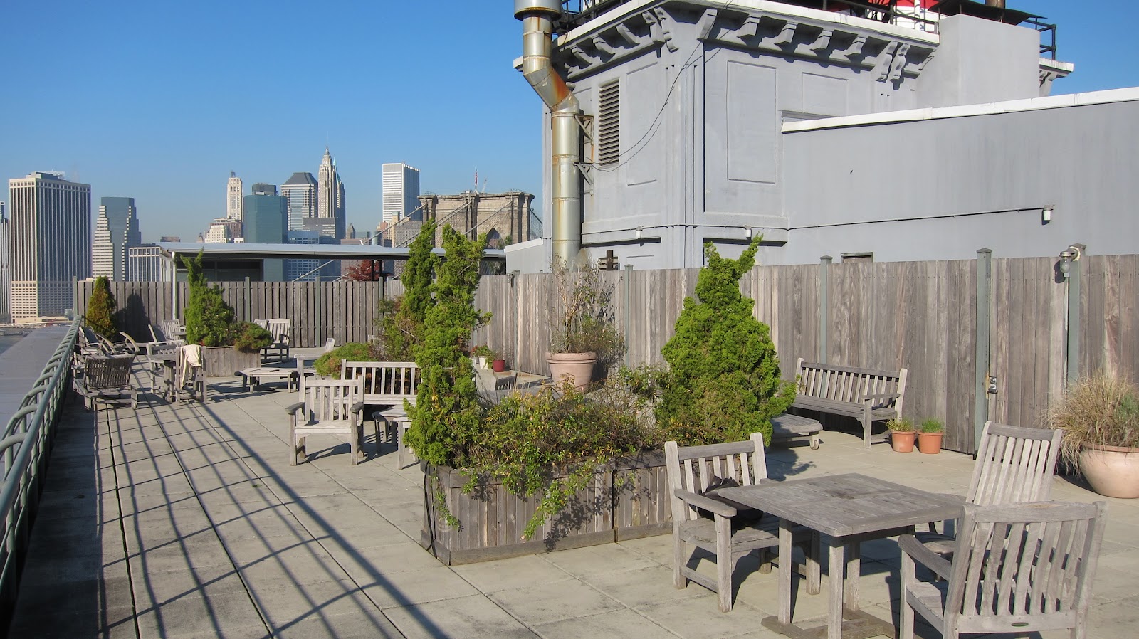 All Decked Out NYC: rooftop deck