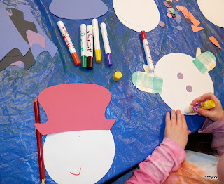 Tippytoe Crafts: Dancing Snowmen