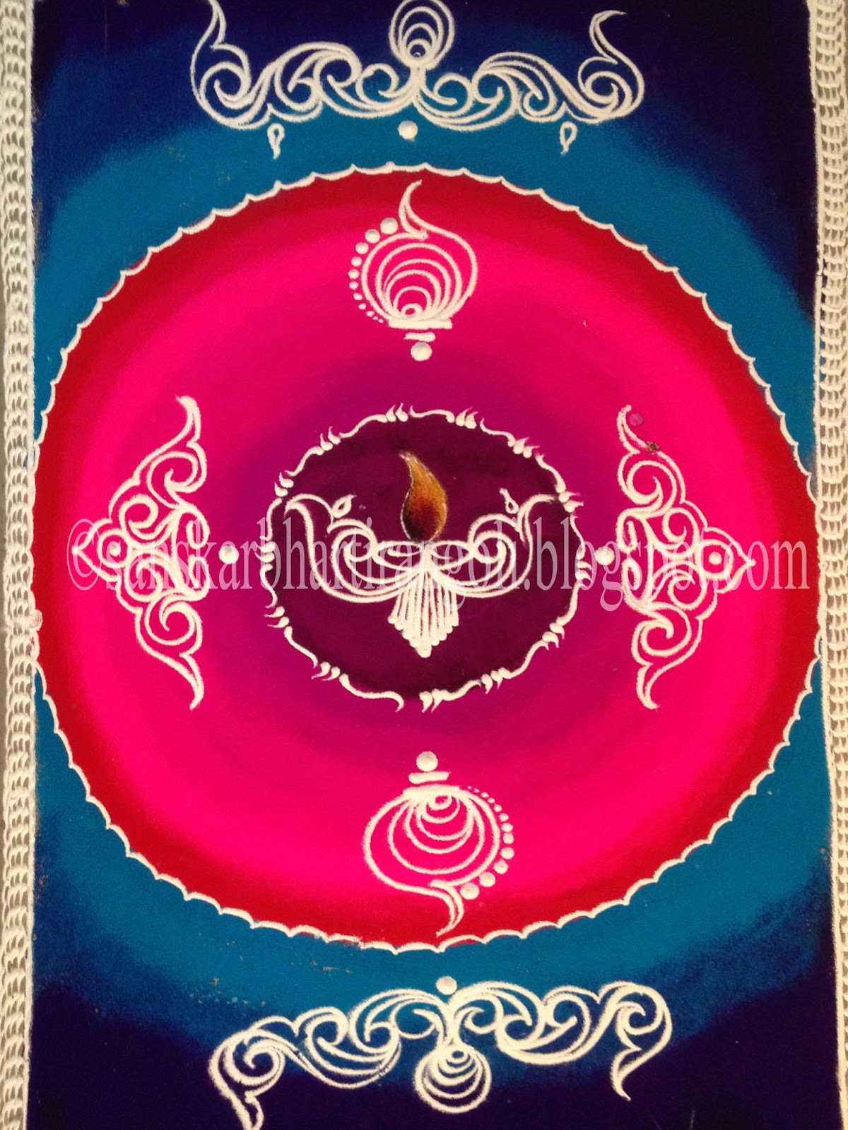 Majestic Galicha Rangoli - Sanskar Bharti Rangoli