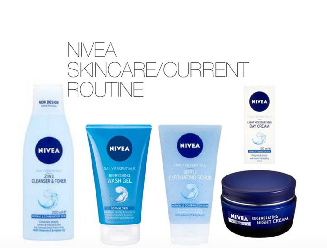 NOT YOUR AVERAGE STYLE BLOG: NIVEA SKINCARE/CURRENT ROUTINE