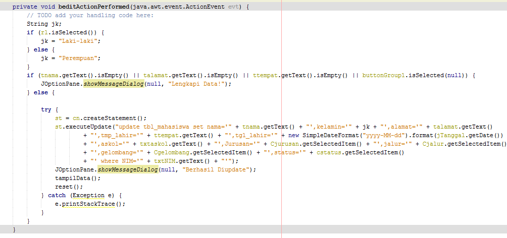 Cara Membuat CRUD Java Dengan Mysql | Kopi - Geeks