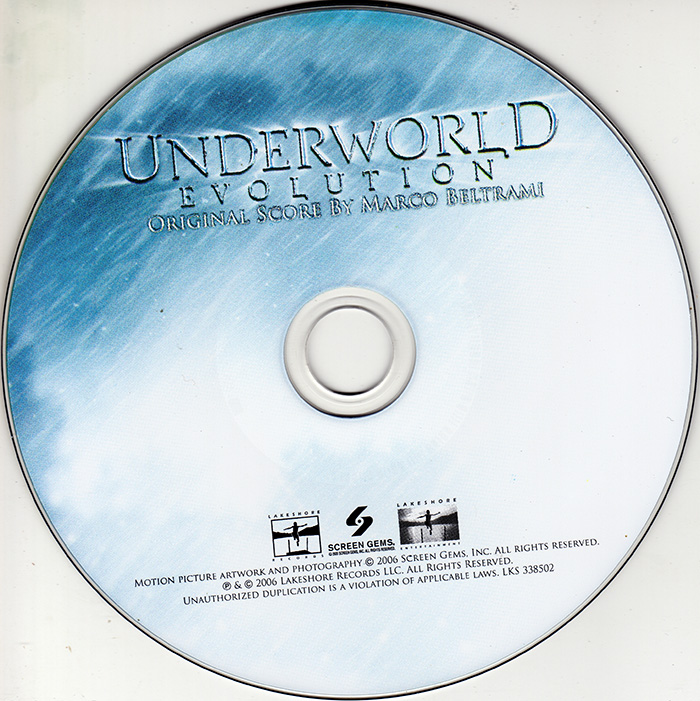 Encarte: Underworld : Evolution - Encartes Pop