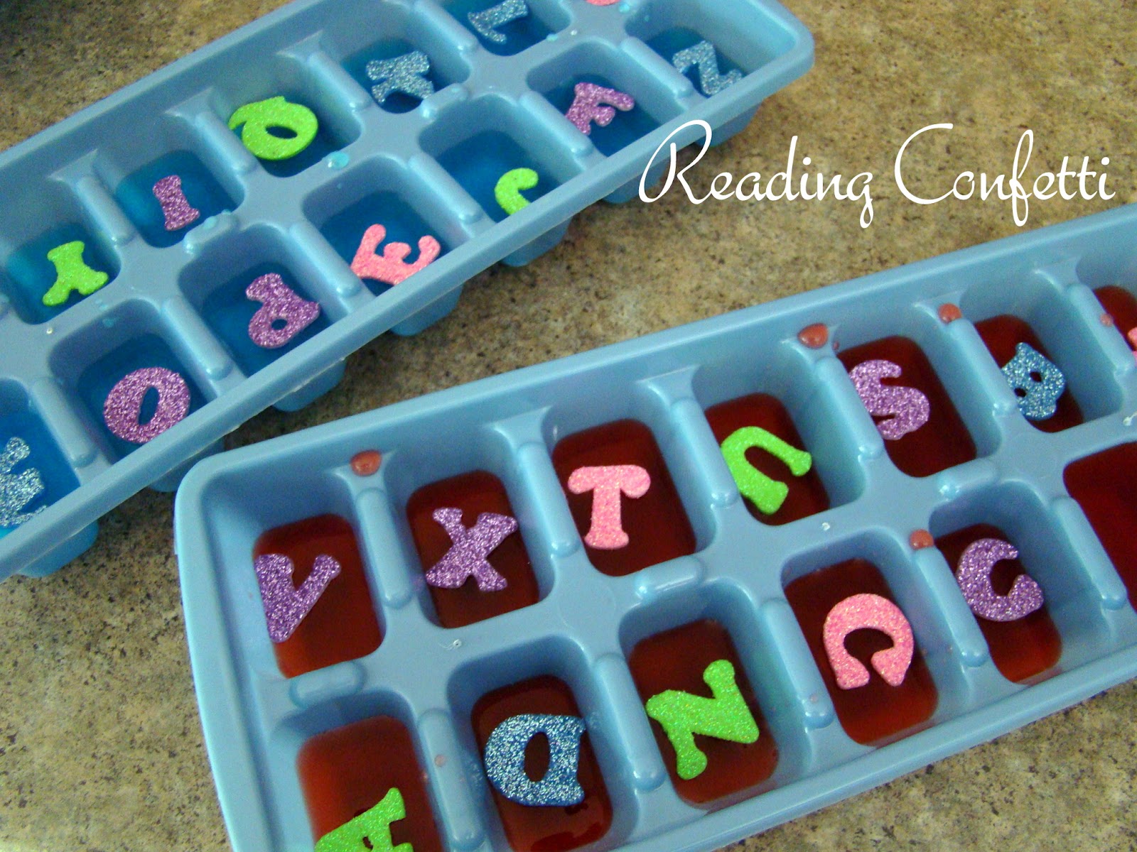 Ice Cube Letters