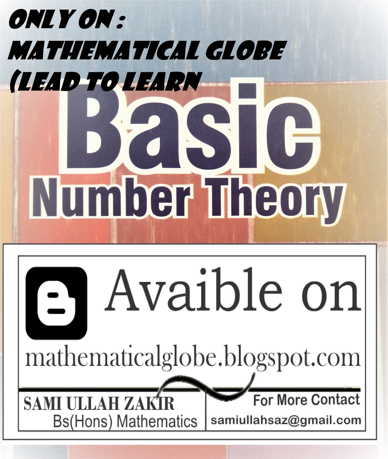Basic Number Theory (6th Semster)