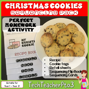 Christmas Cookies Sequencing Activity | Foundation into First