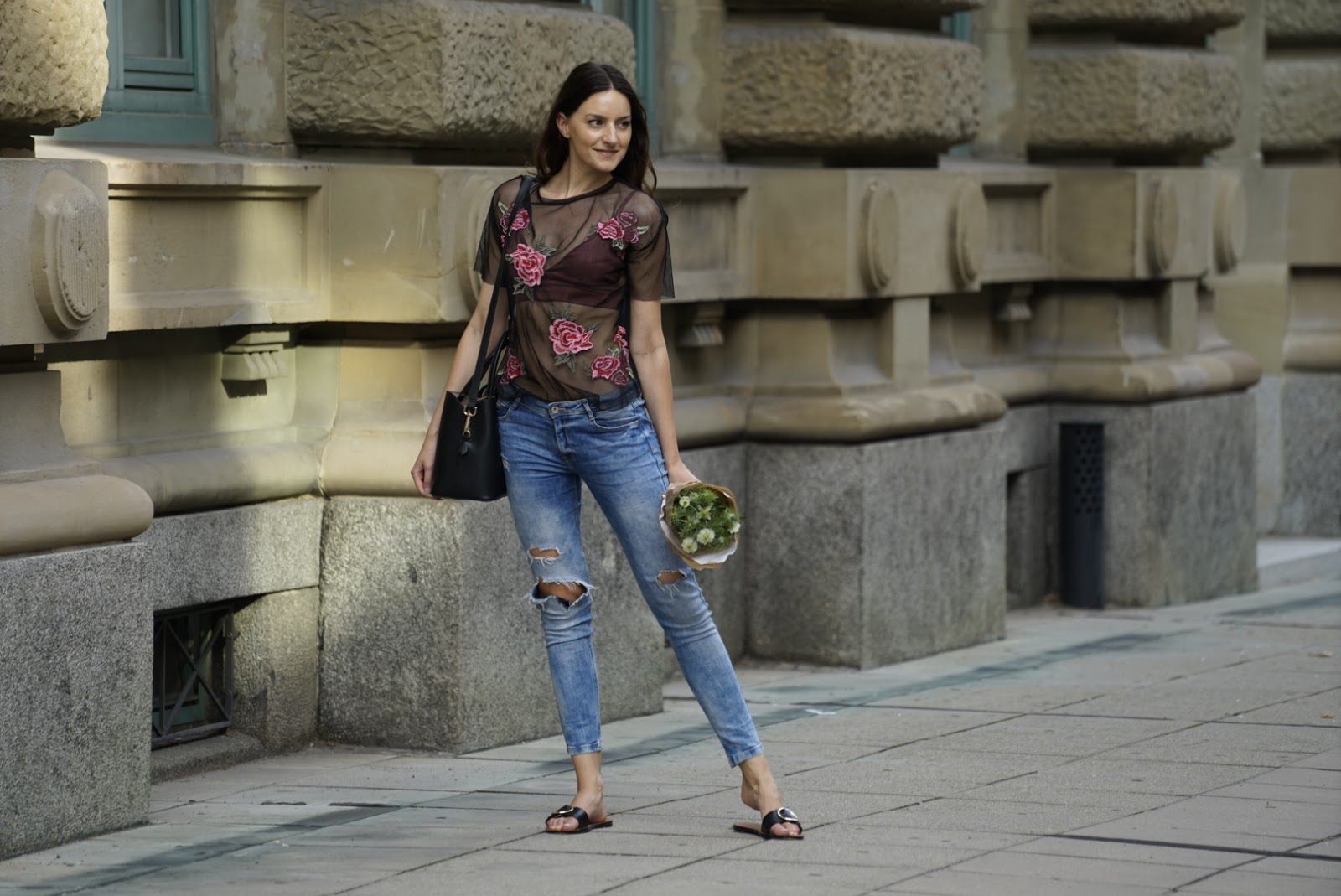 How to wear Mesh Shirts - Absolutely Scarlett