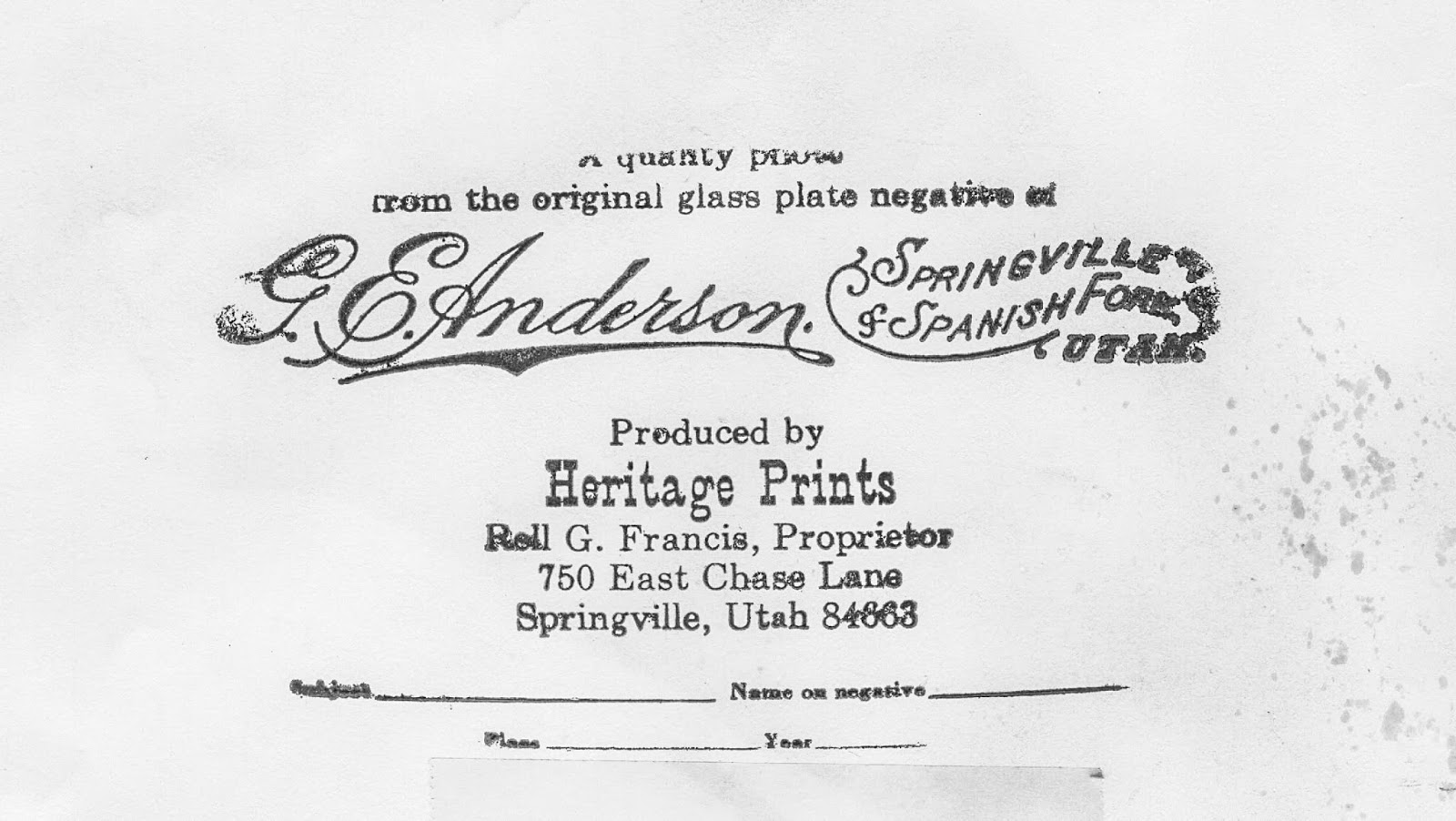 George Anderson Medium Anderson George Image 1 Aberdeen 1920 - Vintage ...