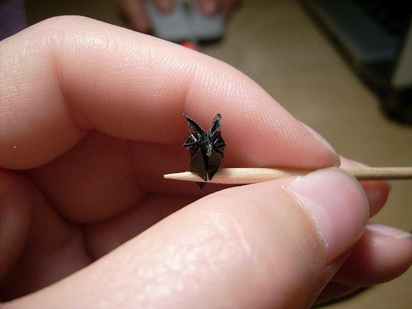 World's Smallest Origami by Anja Markiewicz