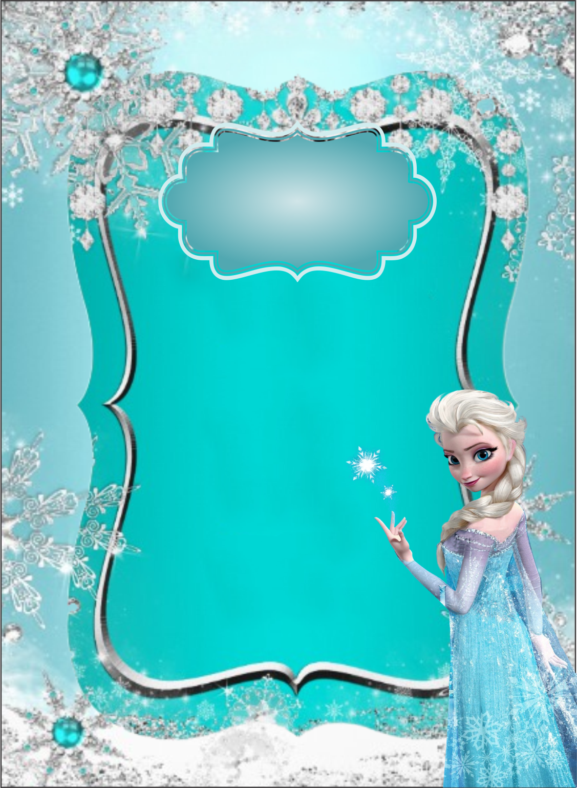 Kit Imprimible Gratis de Frozen