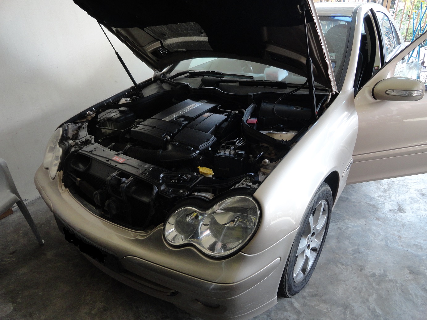 MERCEDES W203 C180 KOMPRESSOR UNABLE TO CRANK THE ENGINE AND HOW TO ...