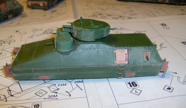 Gulumik Military Models: Armoured train "Dzerzhinets" 1/72 UM