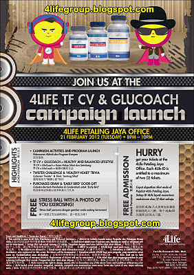 4Life TF CV & GluCoach Campaign Launch - 4Life Transfer Factor Malaysia