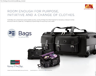 KARTHIK VENKATARAMAN'S WORK: Peter England Bags