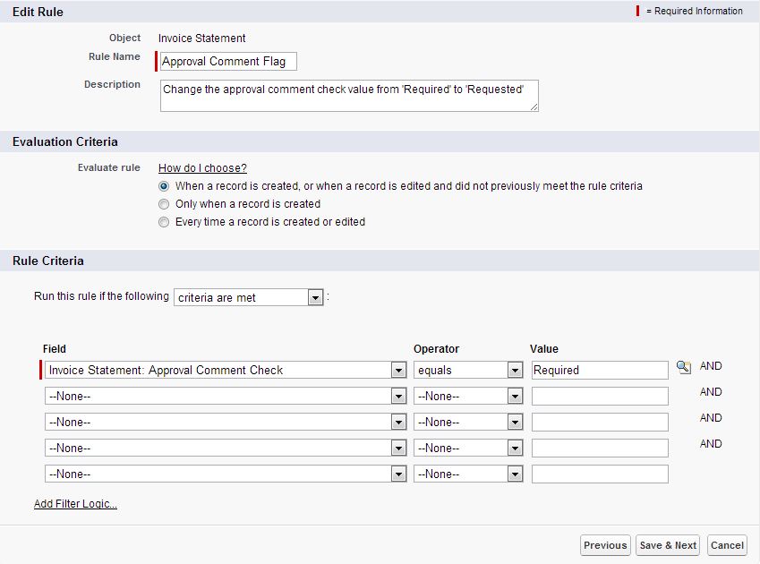 The Christopher Alun Lewis Blog: Making all approval comments mandatory ...