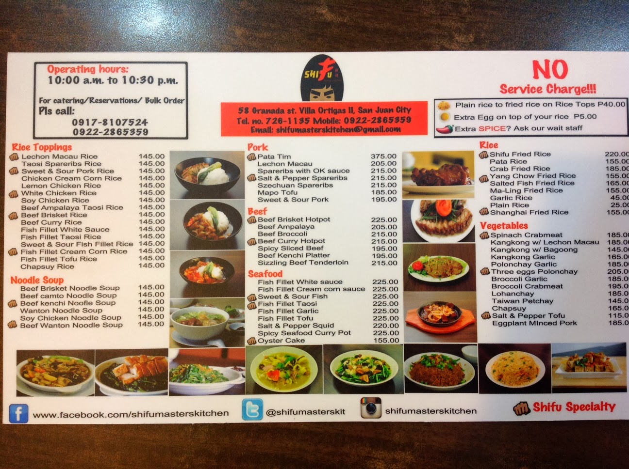 THE PICKIEST EATER IN THE WORLD: SHIFU MASTER'S KITCHEN : GREAT FOOD AT ...