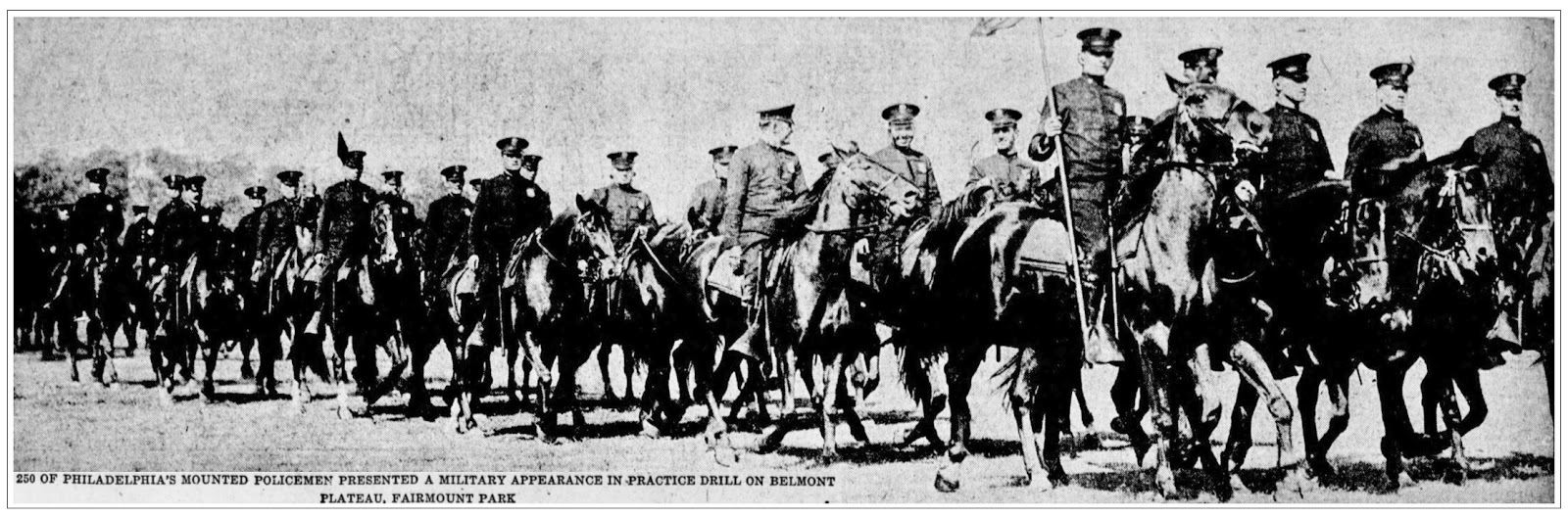 Philly & Stuff: Philadelphia Mounted Police - Public Ledger 23 Sept 1916