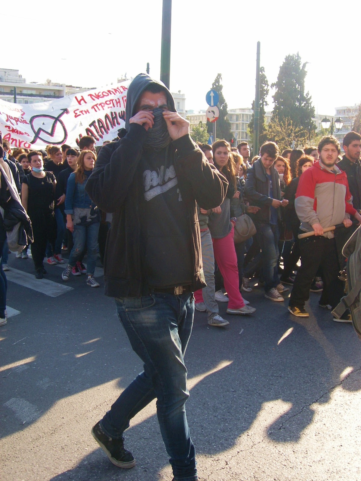 The Athenian: Students protest against the Athena project (again)