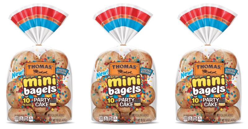 Thomas' Releases New Pizza Bagels and Party Cake Mini Bagels