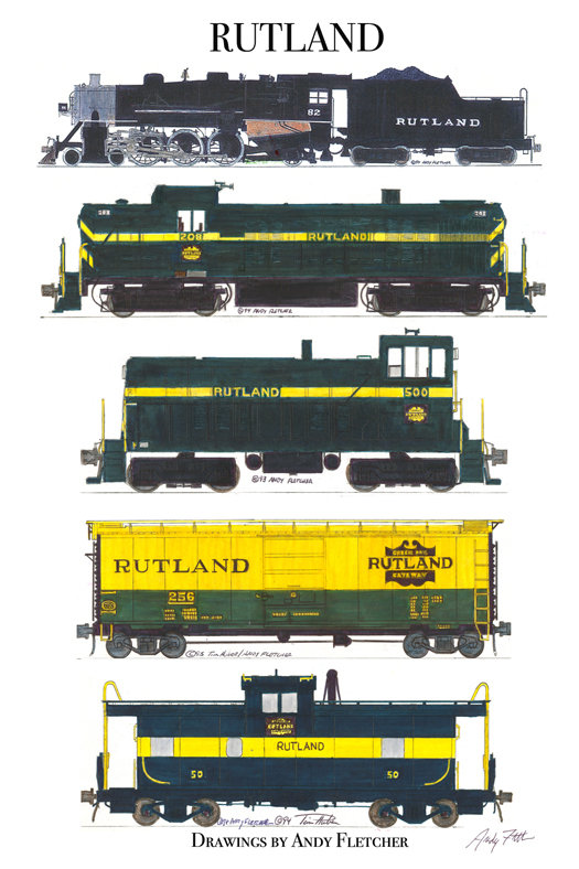 Andy Fletcher Blog-: A Glimpse at the Rutland Railroad