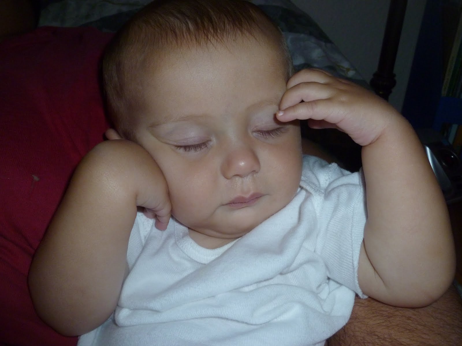 BABY DEEP IN THOUGHT OR SLEEPING? WORDLESS WEDNESDAY W/ LINKY - Mama to ...
