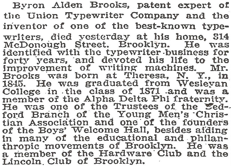 oz.Typewriter: Byron A.Brooks: Sci-Fi Writer, Visionary, Typewriter Genius