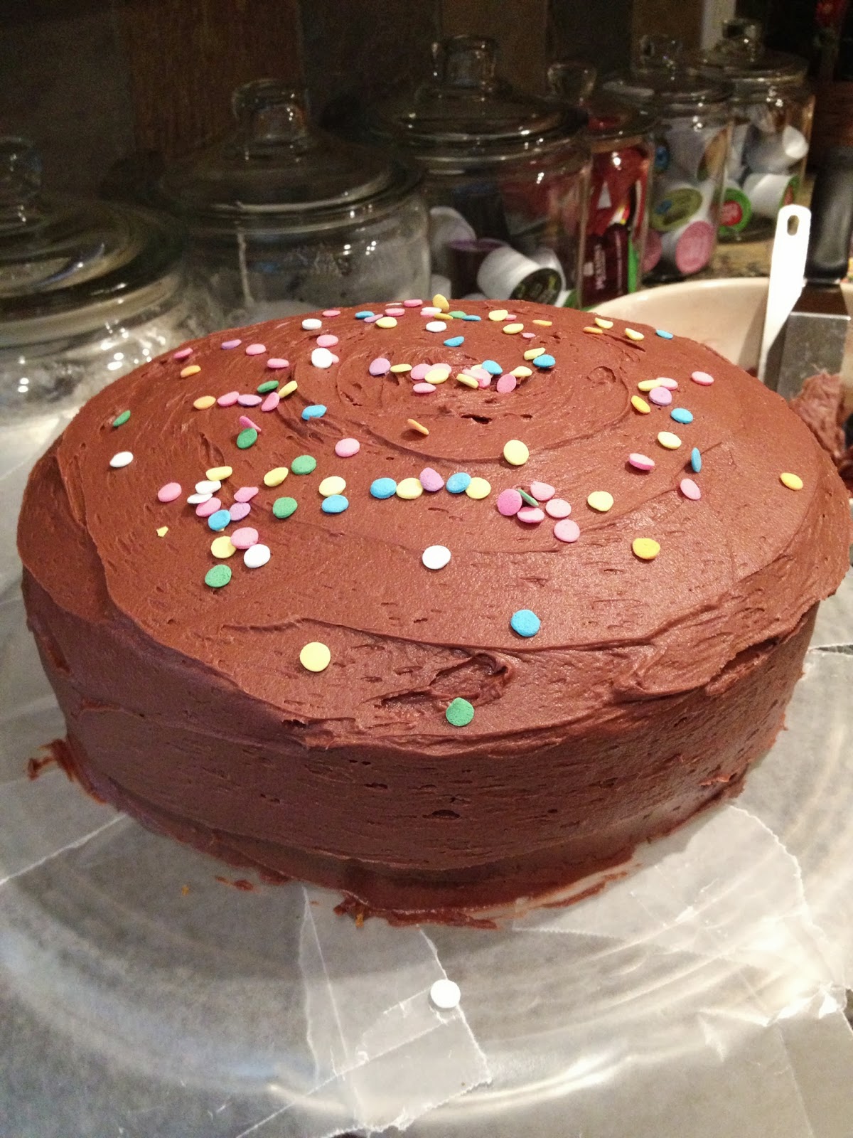 Vanilla Bean Birthday Cake with Buttercream Frosting ~ The Bee Skep