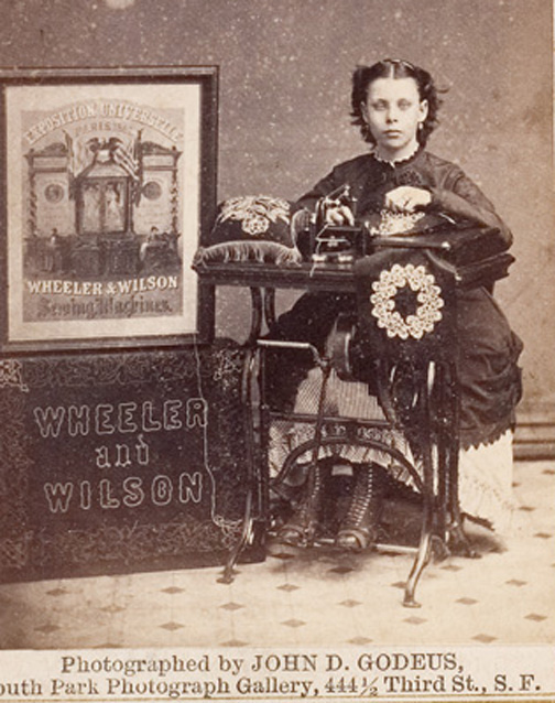 Civil War Quilts: Sewing Machines circa 1860