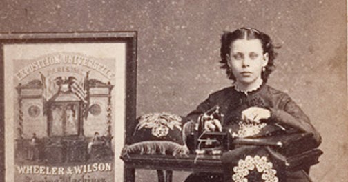 Civil War Quilts: Sewing Machines circa 1860