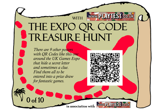 Playtest UK: QR Code Treasure Hunt @ the UK Games Expo 2012