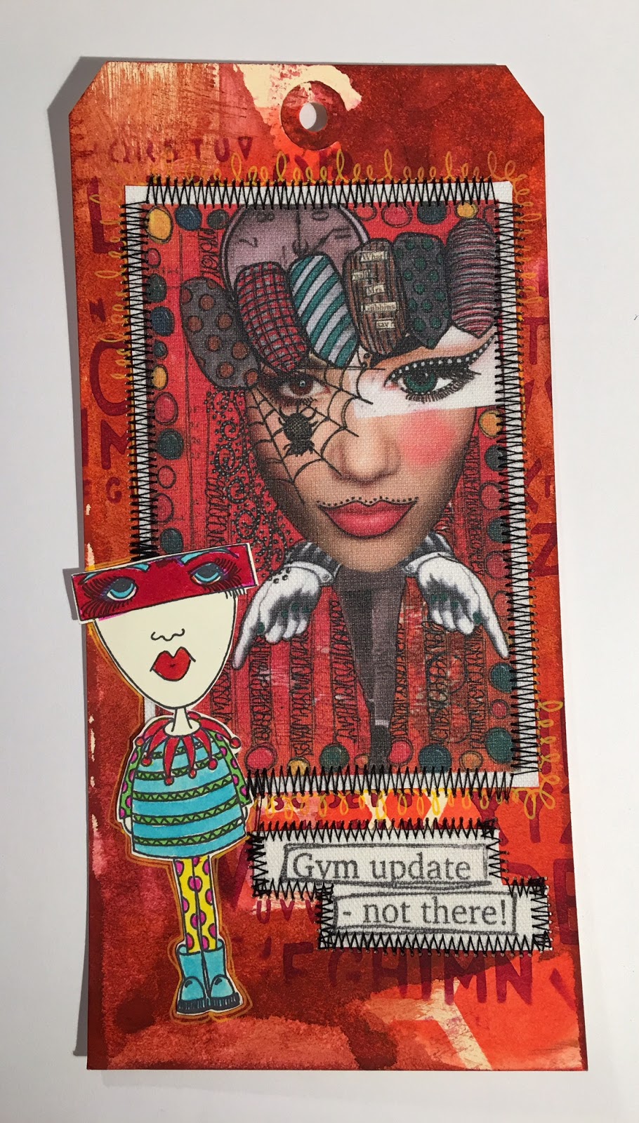 Dylan's Blog: New Dylusions Postcards & Canvas Samples - January 2017