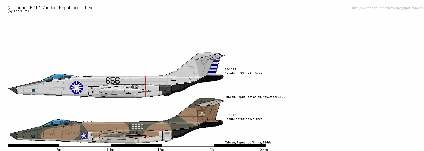 War Machines Drawn: McDonnell F-101 Voodoo