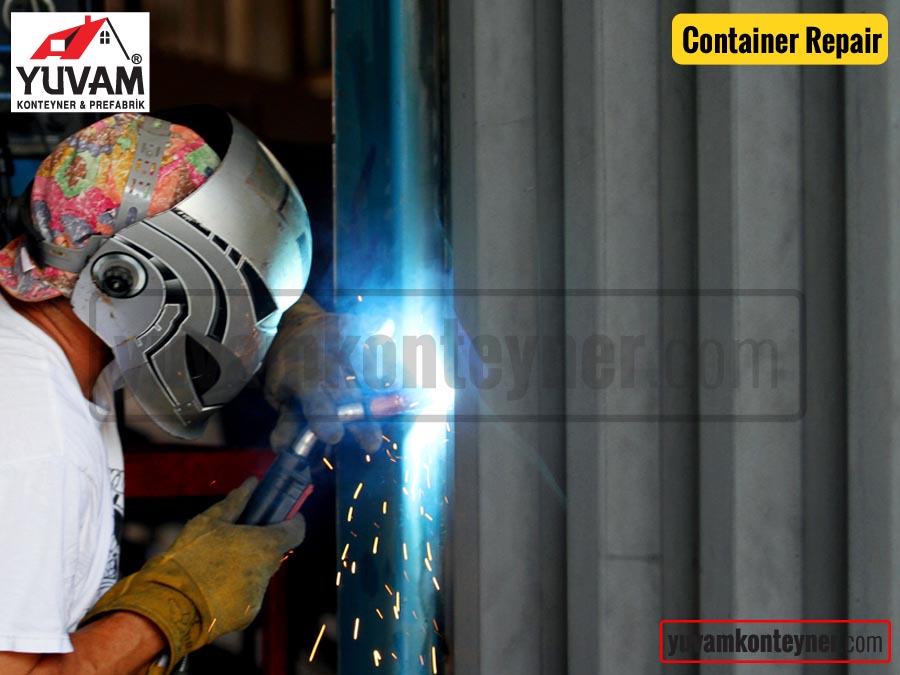Container Repair And Maintenance - Yuvam Container, Prefabricated