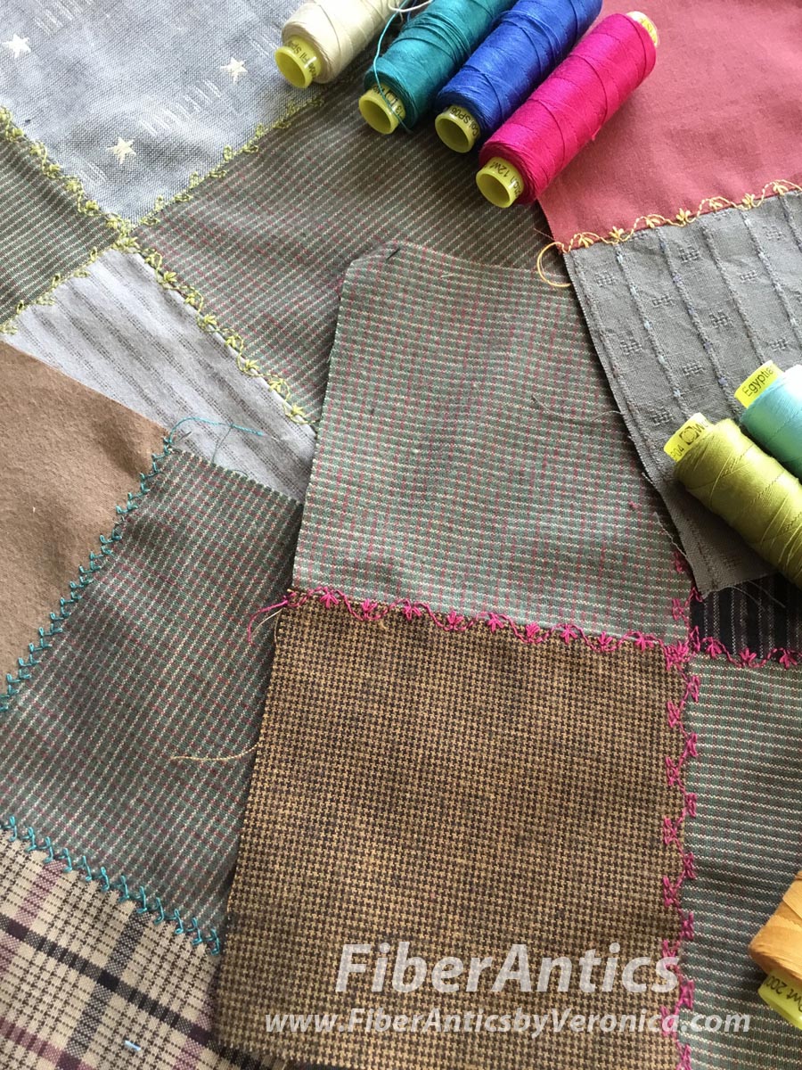 Fiber Antics by Veronica: Discovering the lightning bolt stitch—and ...