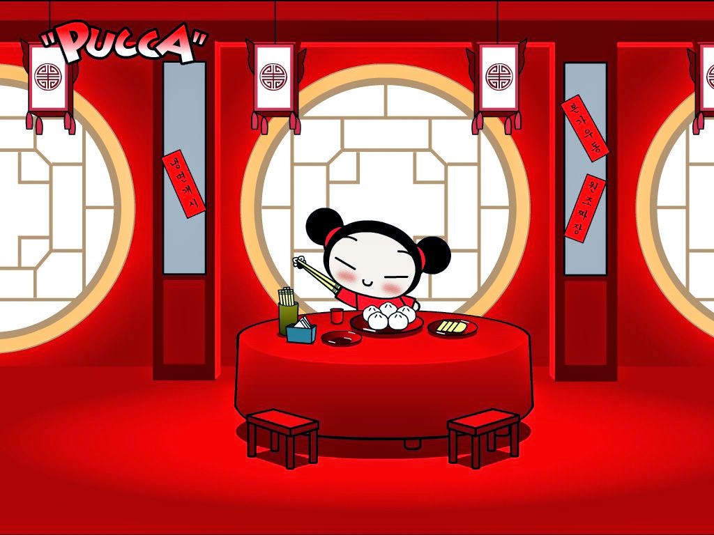 Pucca Eating. - Oh My Fiesta! for Geeks