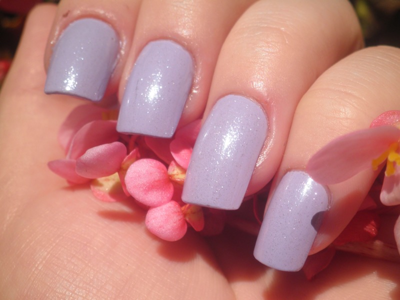 Caitt's Nails: Nubar Lavender & Essie Pure Pearlfection