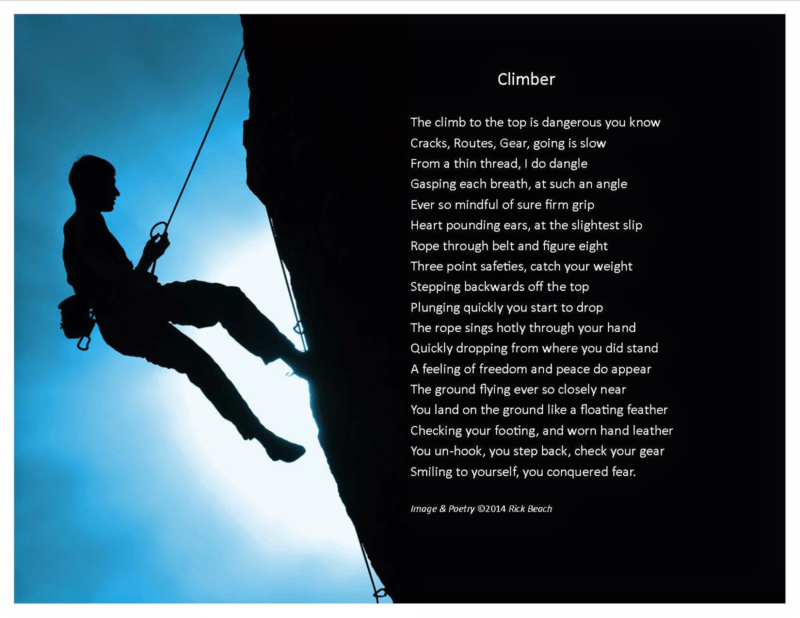 TOPONAUTIC Outdoor News-Events-Recipes: CLIMBER