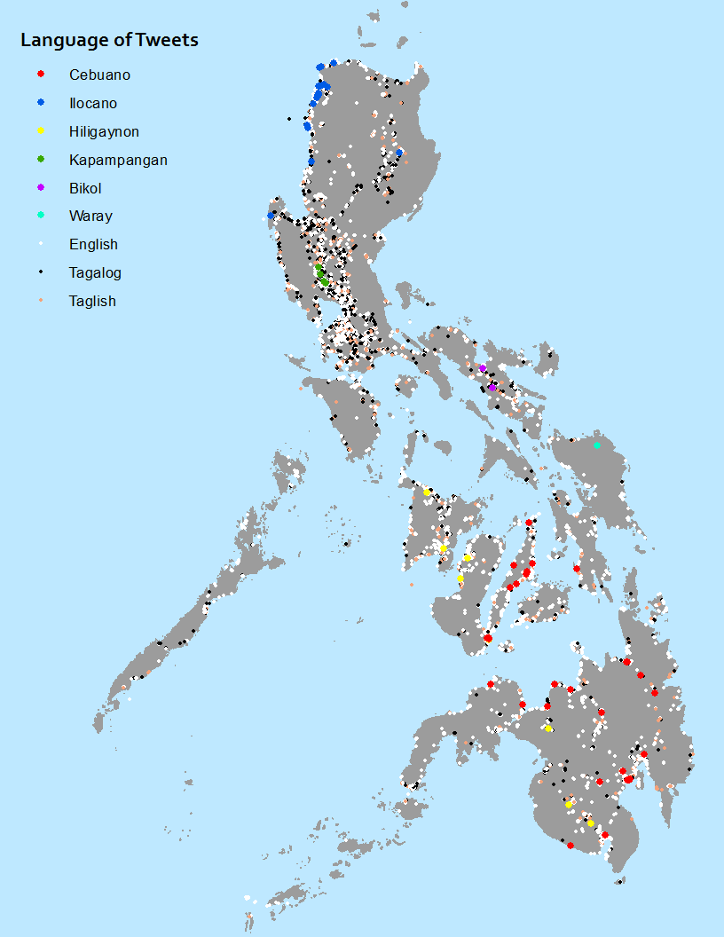 Using twitter to map the languages of the Philippines (x-post r ...
